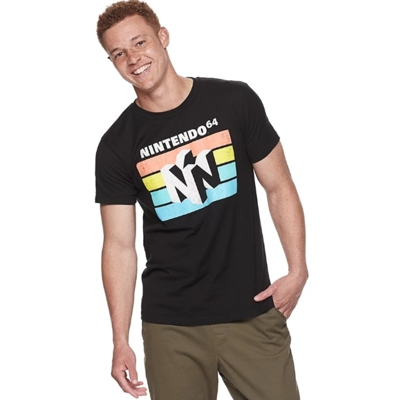 Nintendo | Shirts | Mens Nintendo Logo Tee Size M | Poshmark